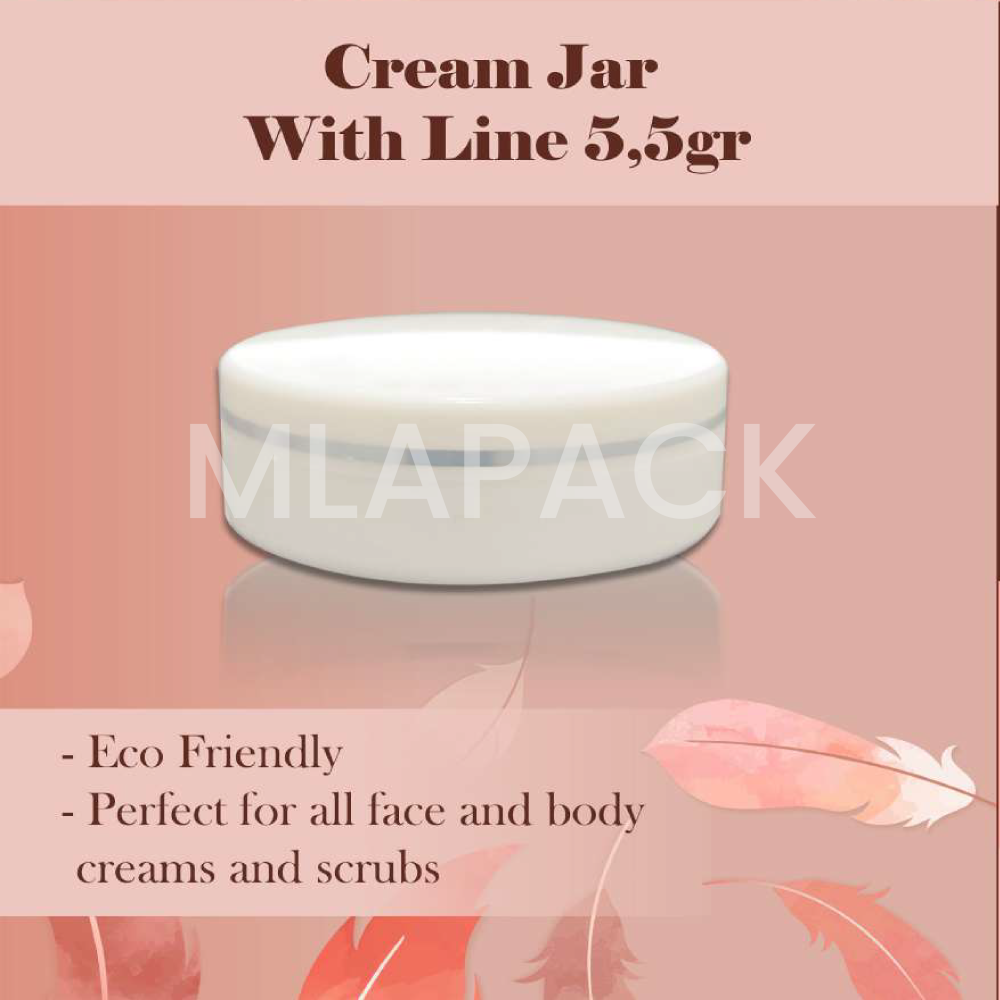 PLASTIC JAR WITH LINE - MLA Packaging